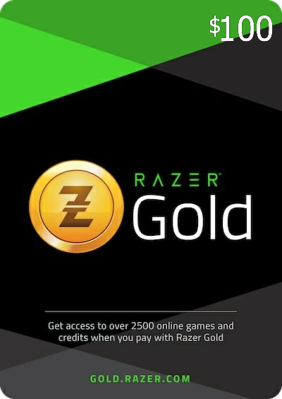 Razer Gold Gift Card $100 - CardzStore Razer Gold Gift Card $100 - CardzStore